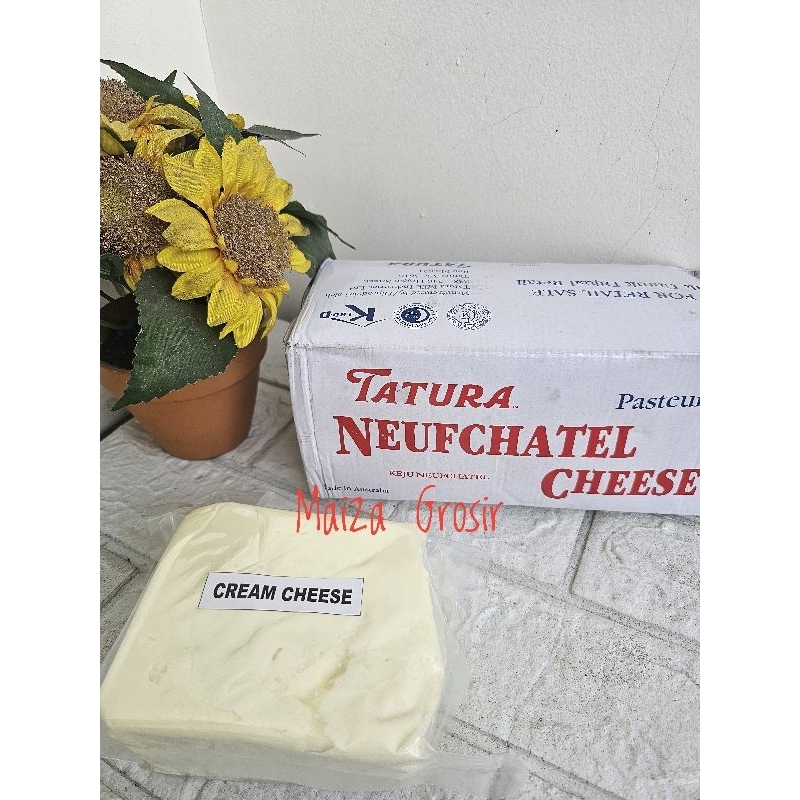 Jual Cream Cheese Tatura kemasan repack 500gr | Shopee Indonesia