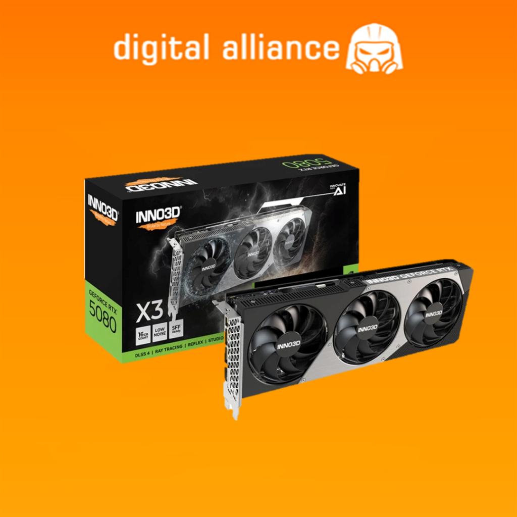 Jual INNO3D VGA NVIDIA GEFORCE RTX 5080 X3 16GB GDDR7 3Y | Shopee Indonesia