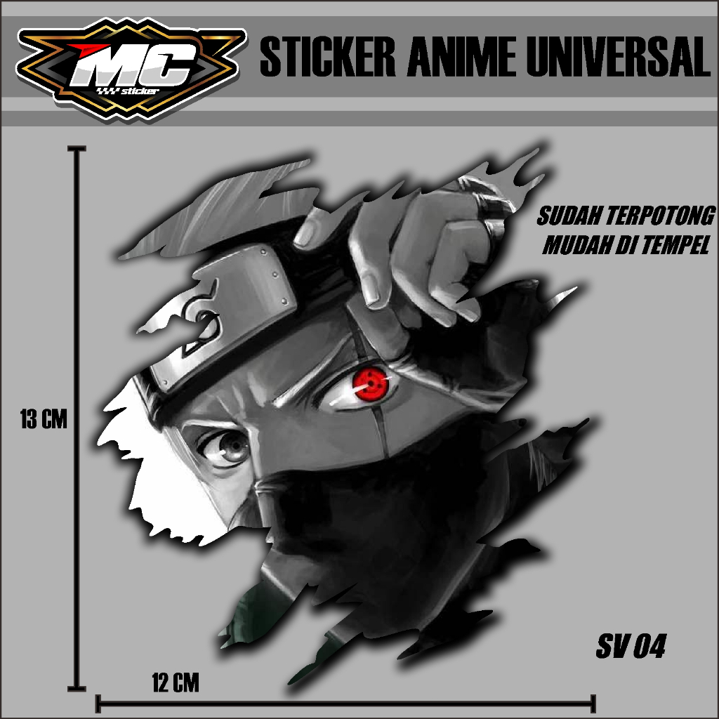 Jual Stiker Vinyl Anime Sudah Potongan Siap Tempel Tinggal Tempel ...