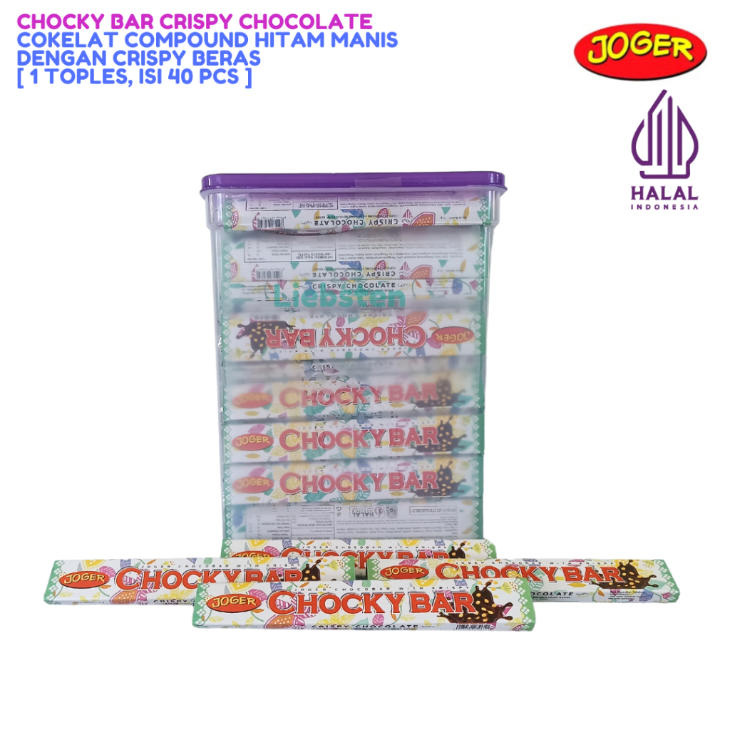 Jual [HALAL] Joger Choki Choky Bar Crispy Chocolate [1 Toples, Isi 40 ...
