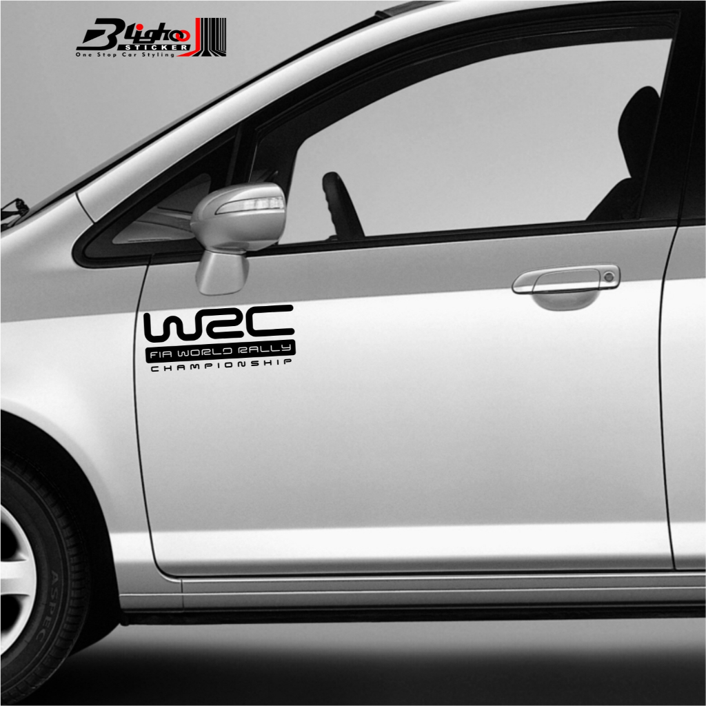 Jual Blighoo - Cutting Sticker Mobil WRC World Rally Championship 30cm ...