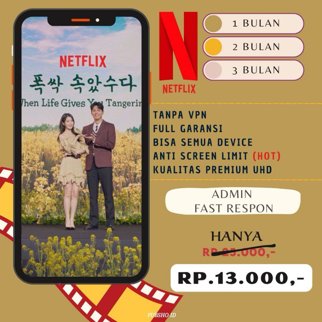 Jual NETFLIXX PREM 1-3 BULAN UHD 4K ANTI HOLD TANPA VPN 100% FULL GARANSI DIJAMINNNNNNN | Shopee ...