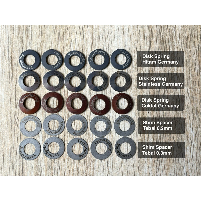 Jual Disk spring jerman Disk spring coklat disk spring regulator disk ...