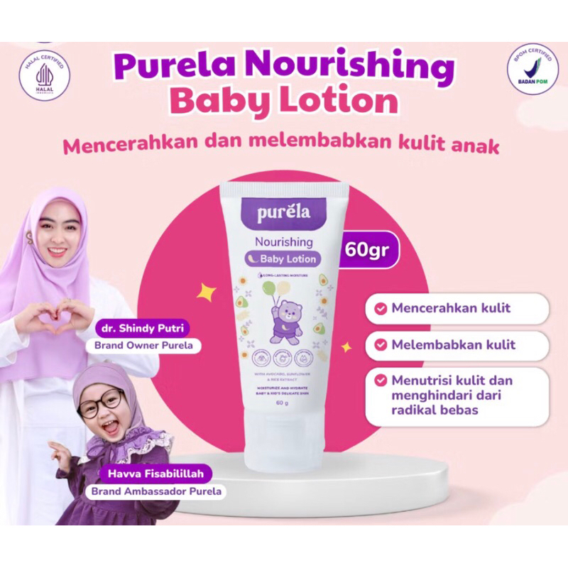 Jual PURELA BODY LOTION 60G | Shopee Indonesia