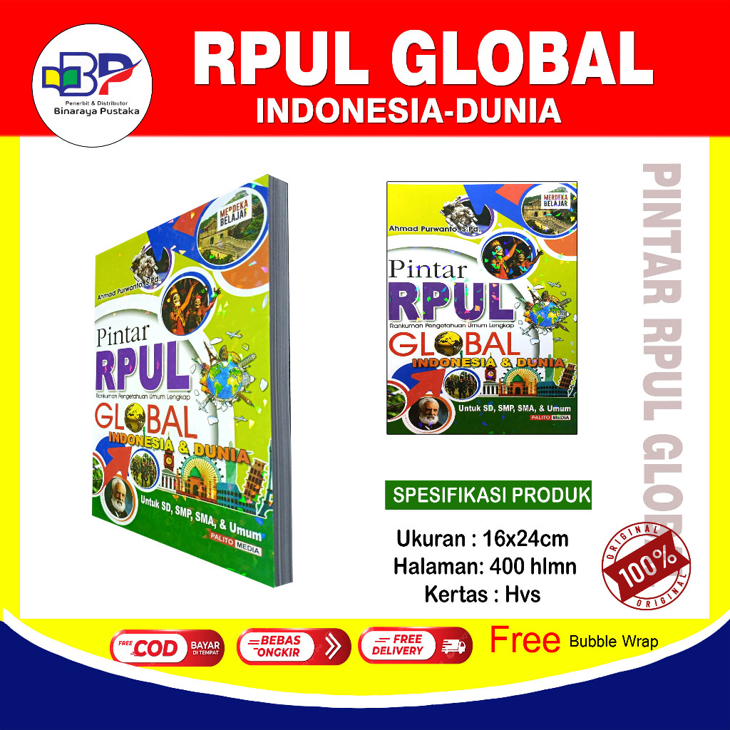 Jual Pintar RPUL Global Indonesia dan Dunia/dan Pengetahuan umum untuk ...