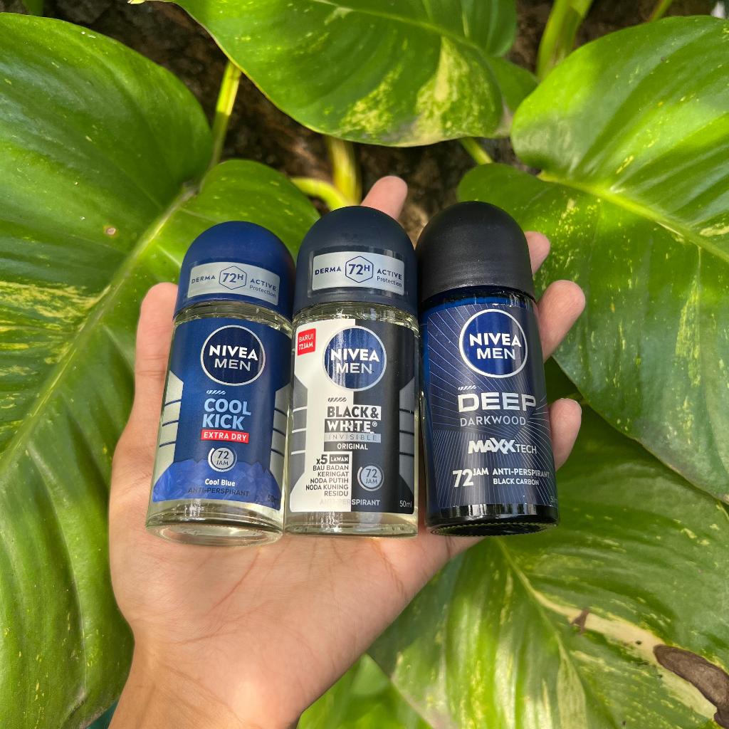 Jual Nivea Deo / Nivea MEN Deodorant Roll-On Varian 25mL 50 mL | Shopee ...