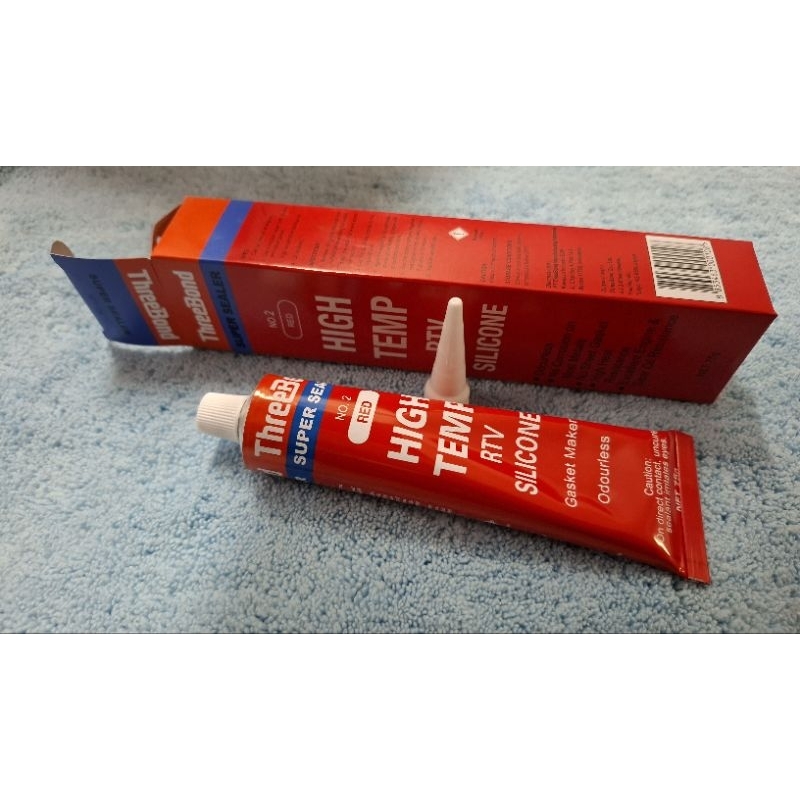 Jual Lem Threebond HIGH Temp RTV Silicone Red Merah 75gr | Shopee Indonesia