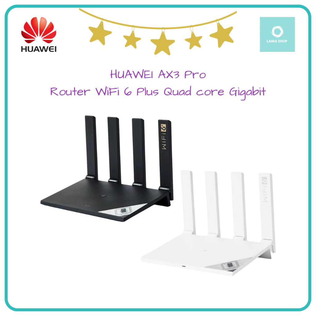 Jual HUAWEI AX3 PRO WiFI Router - WiFi 6+ 3000Mbps Mesh Wireless Router - HarmonyOS Dual-Core ...