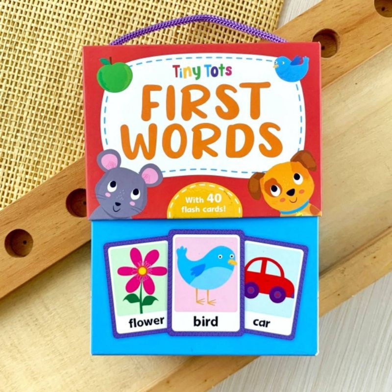 Jual Tiny Tots First Words with 40 Flash Cards | Shopee Indonesia
