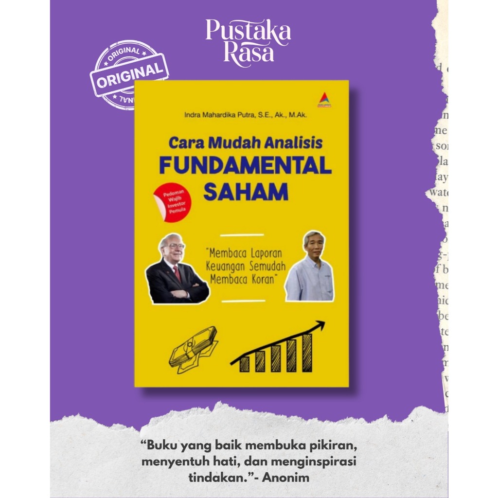 Jual PUSTAKA RASA - Buku Cara Mudah Analisis Fundamental Saham: Membaca Laporan Keuangan Semudah ...
