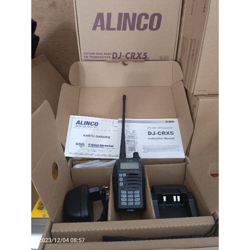 Jual Ht Alinco crx5 handy talky walkie talkie dual band vhf uhf japan | Shopee Indonesia
