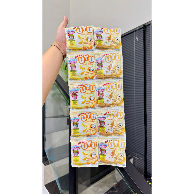 Jual Popice Uyu Rasa Korean Milk Kartonan (isi 25 renceng) Exp Juni ...