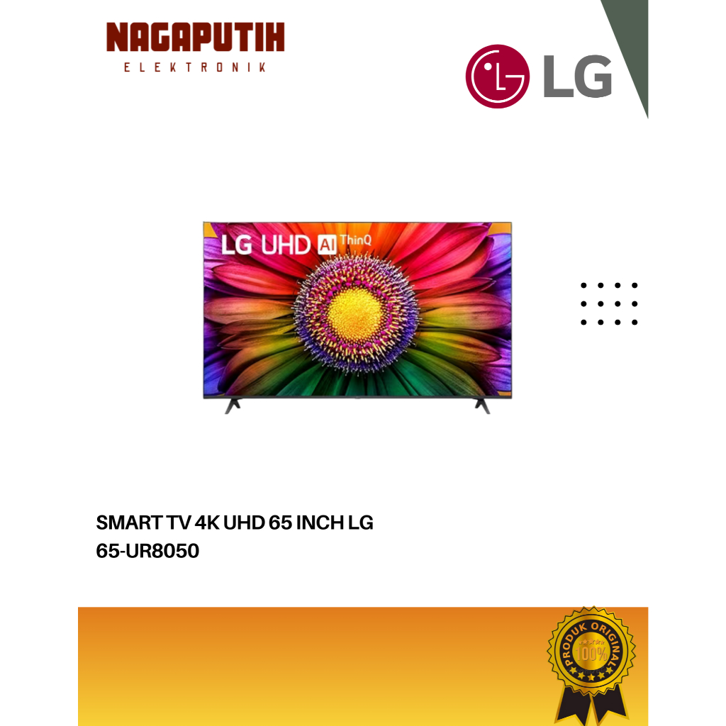 Jual LG Smart TV 4K UHD AI 65 Inch 65-UR8050 Garansi Resmi | Shopee Indonesia