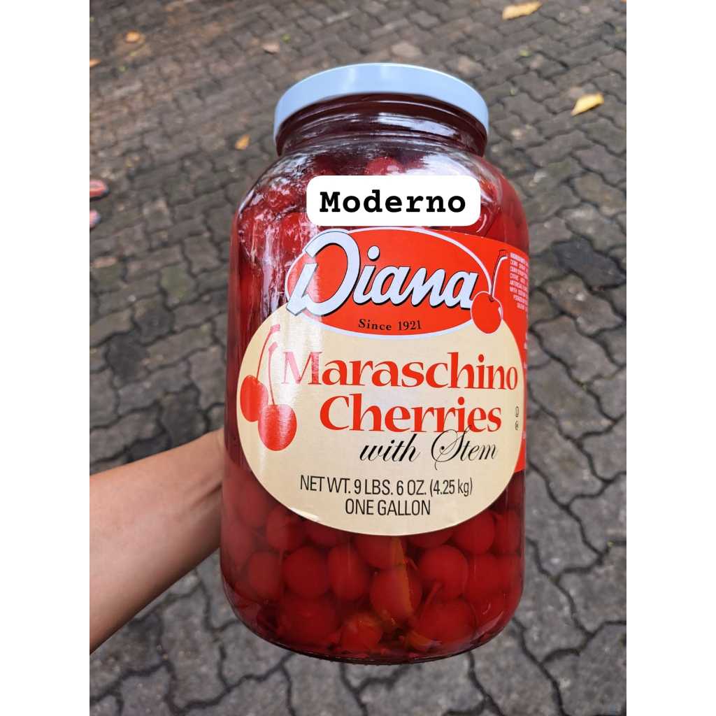 Jual Diana Maraschino Cherry Tangkai 4,25 Kg - Buah ceri tangkai ...