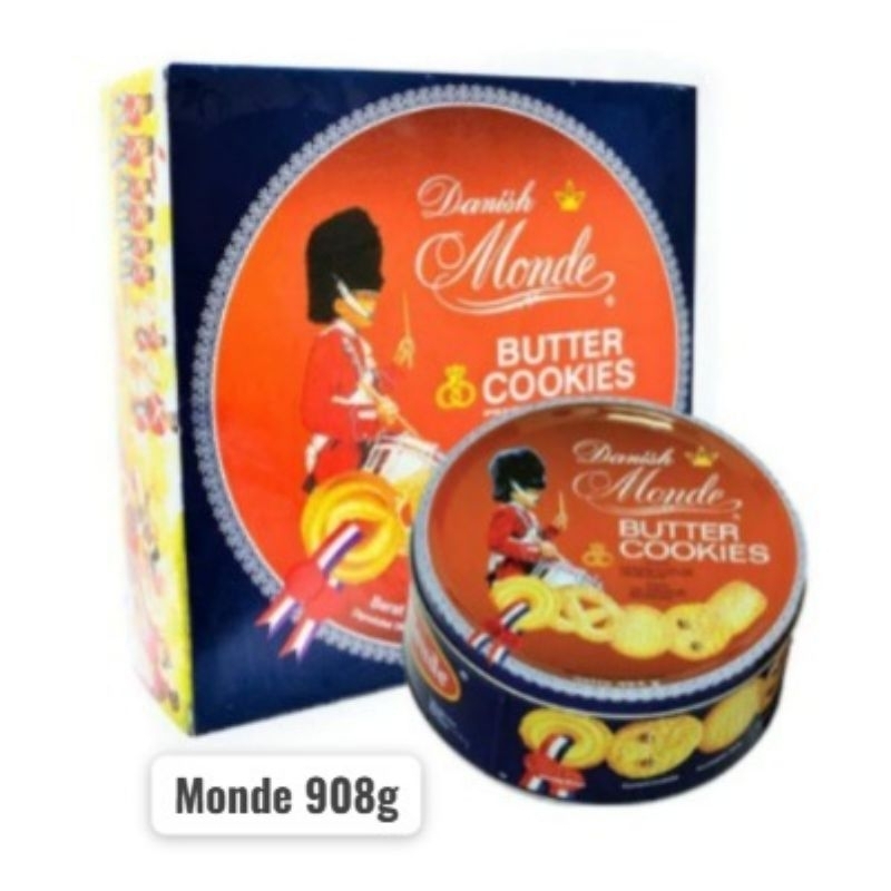 Jual MONDE BUTTER COOKIES 908g | Shopee Indonesia