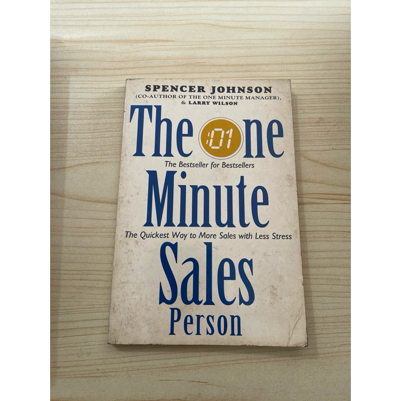Jual BUKU THE ONE MINUTE SALES PERSON SPENCER JOHNSON AND LARRY WILSON ...