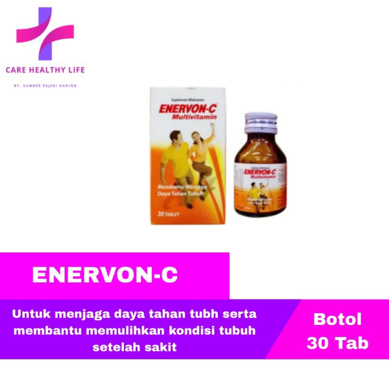 Jual Enervon - C Isi 30 Tablet | Botol - Suplemen dan vitamin untuk ...
