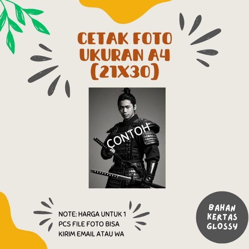 Jual CETAK FOTO UKURAN A4 GLOSSY | Shopee Indonesia
