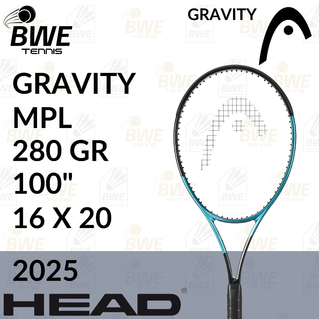 Jual RAKET TENNIS HEAD GRAVITY MPL 2025 280GR 100" - RAKET TENIS ...