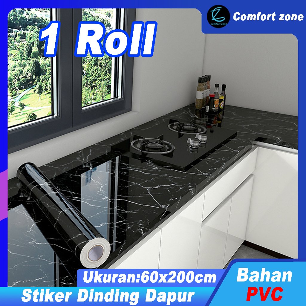 Jual 【Comfort Zone】60CM*200CM 1 Roll Wallpaper Stiker Dinding Motif ...