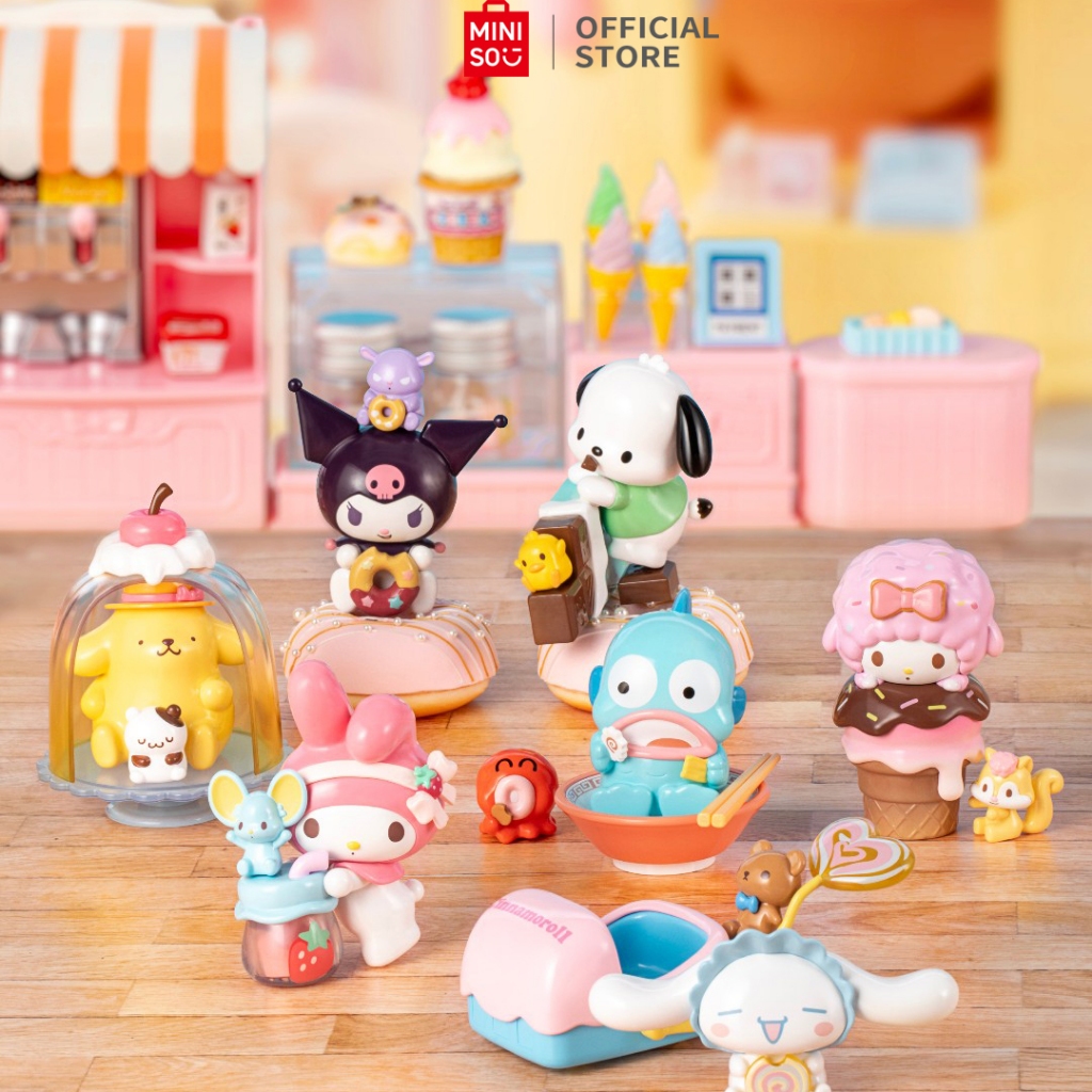 Jual Miniso x Sanrio Blind Box Food Fun Collection Surprise Box Murah ...
