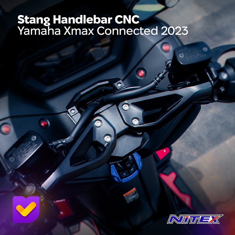 Jual Handlebar Yamaha XMAX Connected 2023 - Stang Motor Handle Bar X ...