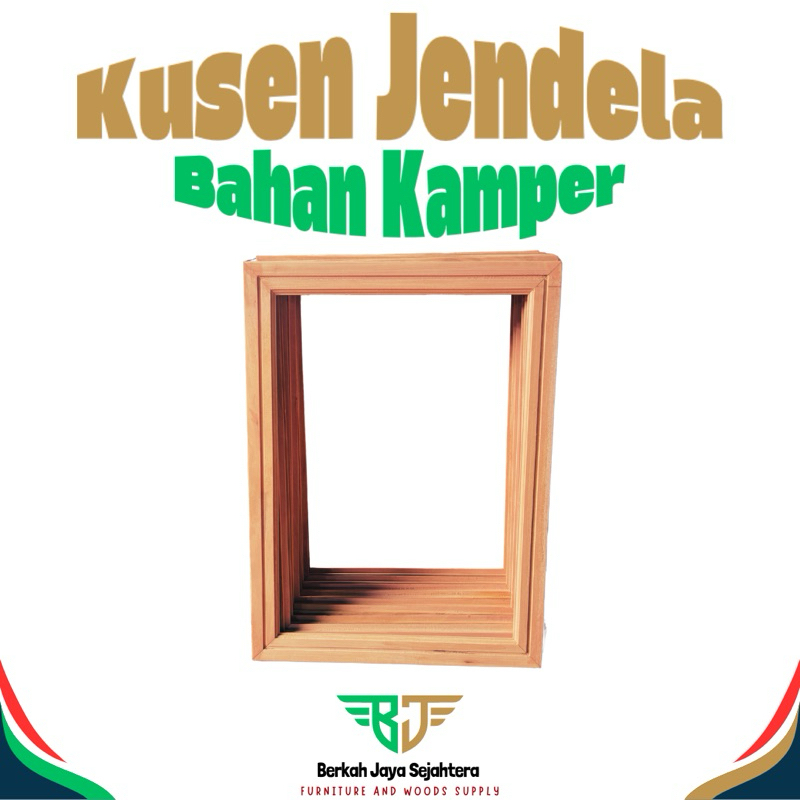 Jual Kusen jendela bahan kayu kamper premium ukuran standar | Shopee ...