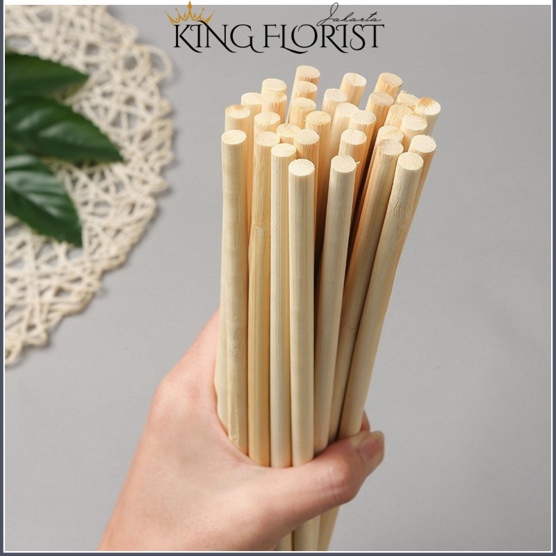 Jual ISI 10PCS Dowel Kayu Ramin Diameter 6mm Panjang 30cm Stik Kayu ...