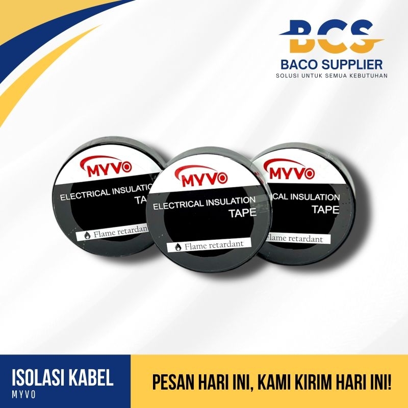 Jual [ISOLASI KABEL MYVO] Isolasi Kabel Listrik Myvo Electrical ...