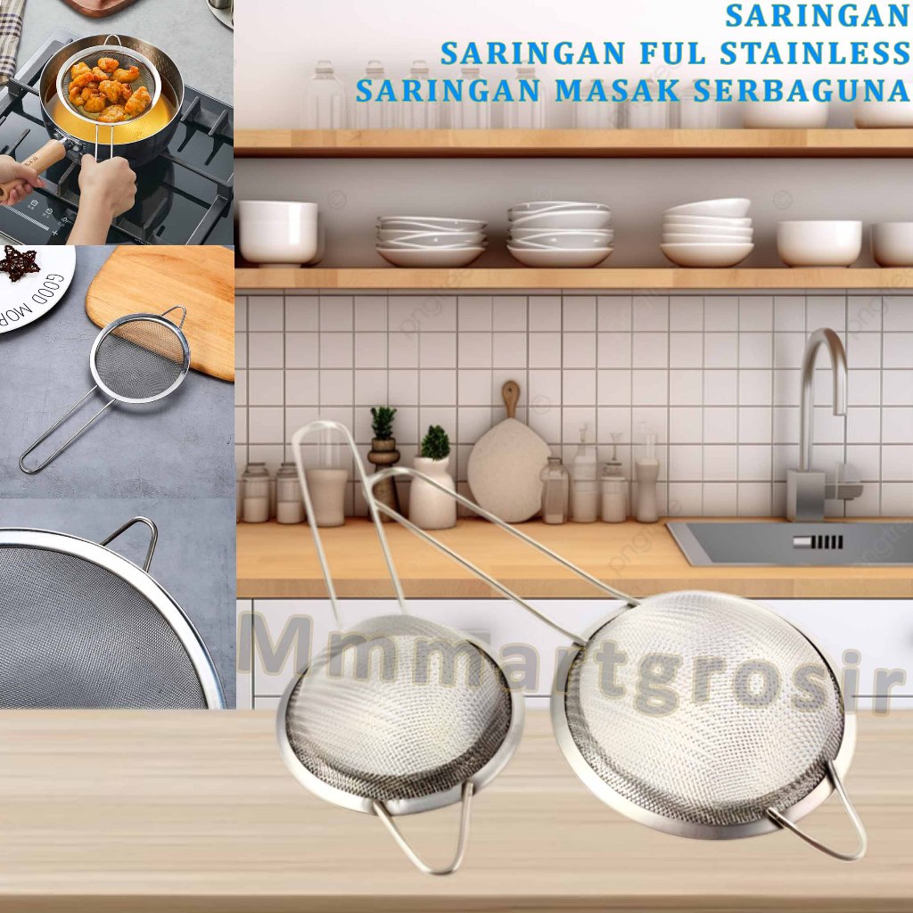 Jual Saringan / Saringan Full Stainless / Saringan Masak Serbaguna / Uk ...