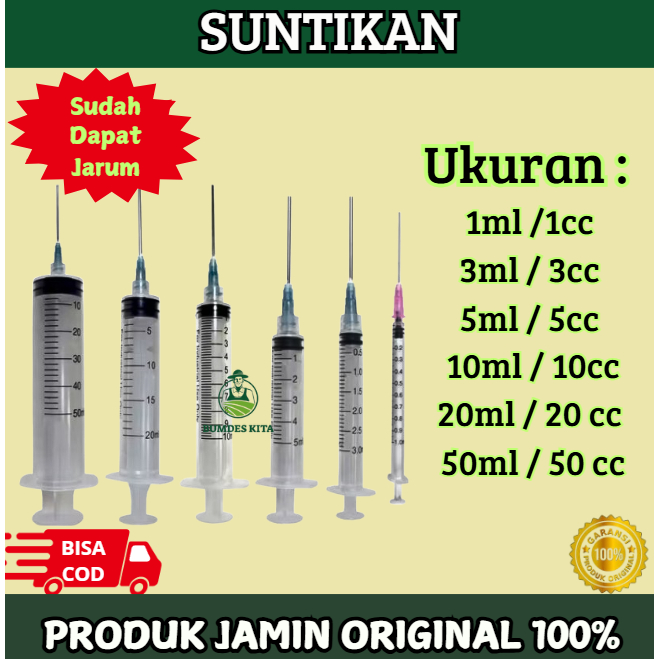 Jual Suntikan 50ml 20ml 10ml 5ml 3ml 1ml Alat Ukur Takaran Nutrisi Tanaman | Shopee Indonesia
