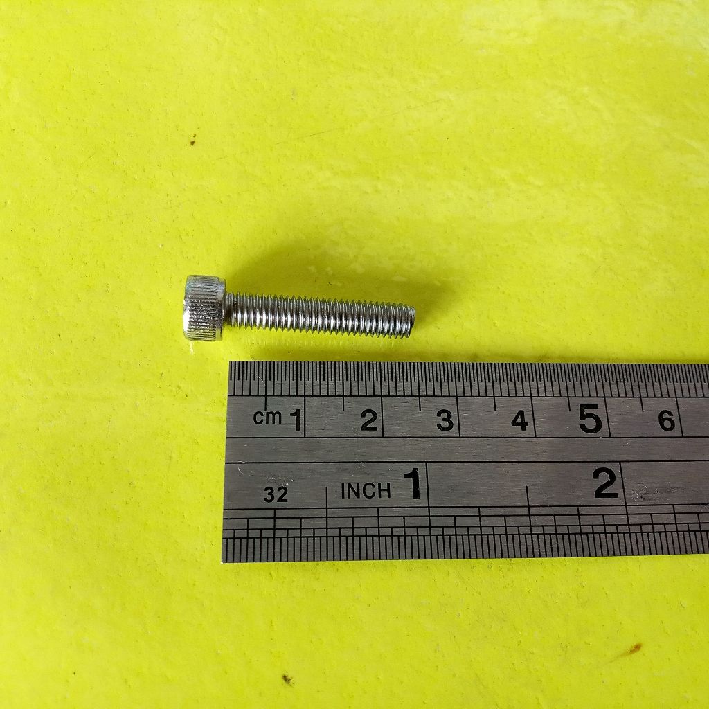 Jual BAUT L STAINLESS M5 X 25 / BAUT 8 KUNCI L4 / L 4 / BAUT L SS M5 X ...