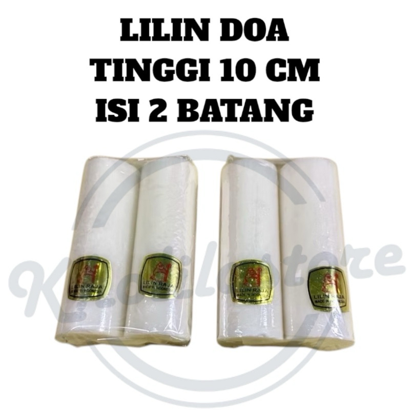 Jual Lilin Doa Raja / Lilin Putih / Lilin Mati Lampu isi 2 batang ...