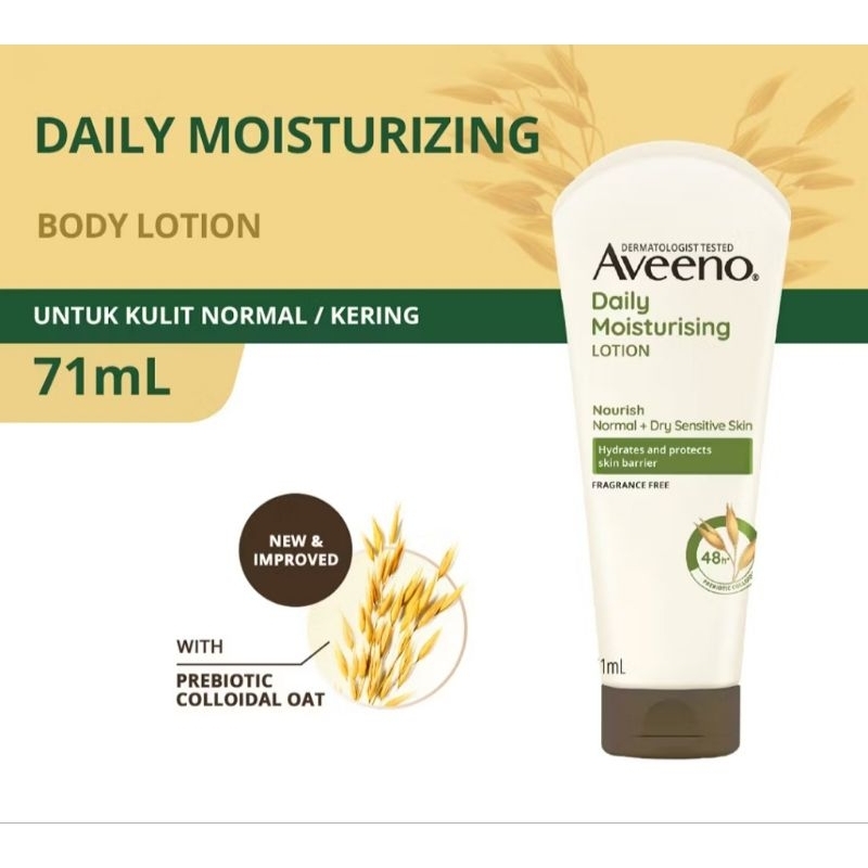 Jual Aveeno Daily Moisturizing Lotion fragrance free lotion / pelembap kulit normal atau kering ...