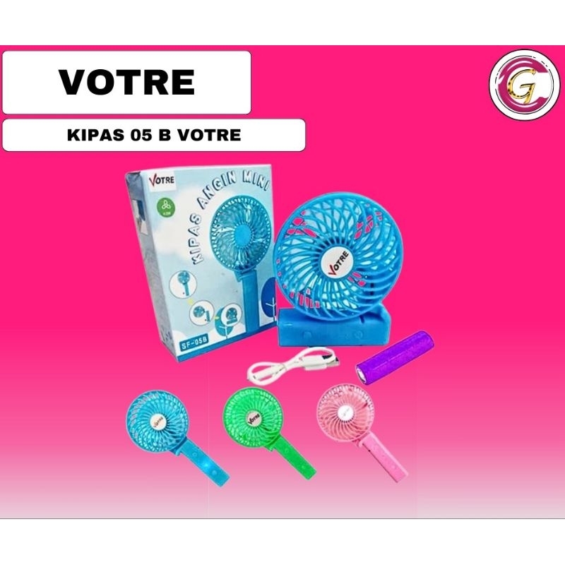 Jual Kipas Murah Kipas Portable Kipas tangan Kipas Votre 05 B | Shopee ...