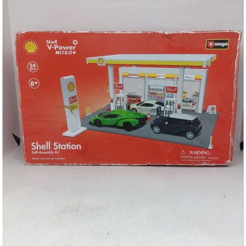 Jual DIORAMA BURAGO SHELL STATION / MINIATUR POM BENSIN SHELL | Shopee ...