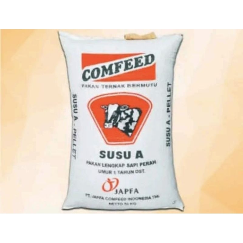 Jual Comfeed susu a pellet pakan sapi indukan menyusui /sapi perah 1kg ...