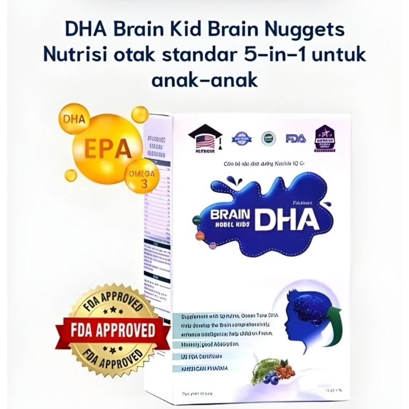 Jual 1 BOX SUSU DHA | DHA BRAIN KIDS Susu untuk melengkapi nutrisi otak ...