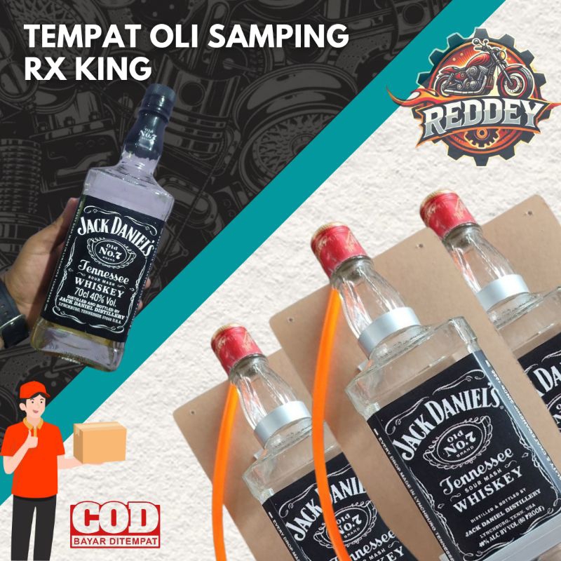Jual JACKDANIELS TEMPAT OLI SAMPING, RX KING ,RKS MODEL BOTOL JACK ...