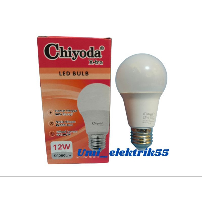 Jual CHIYODA lampu LED BULB CHIYODA X-tra 12 watt cahaya putih | Shopee ...