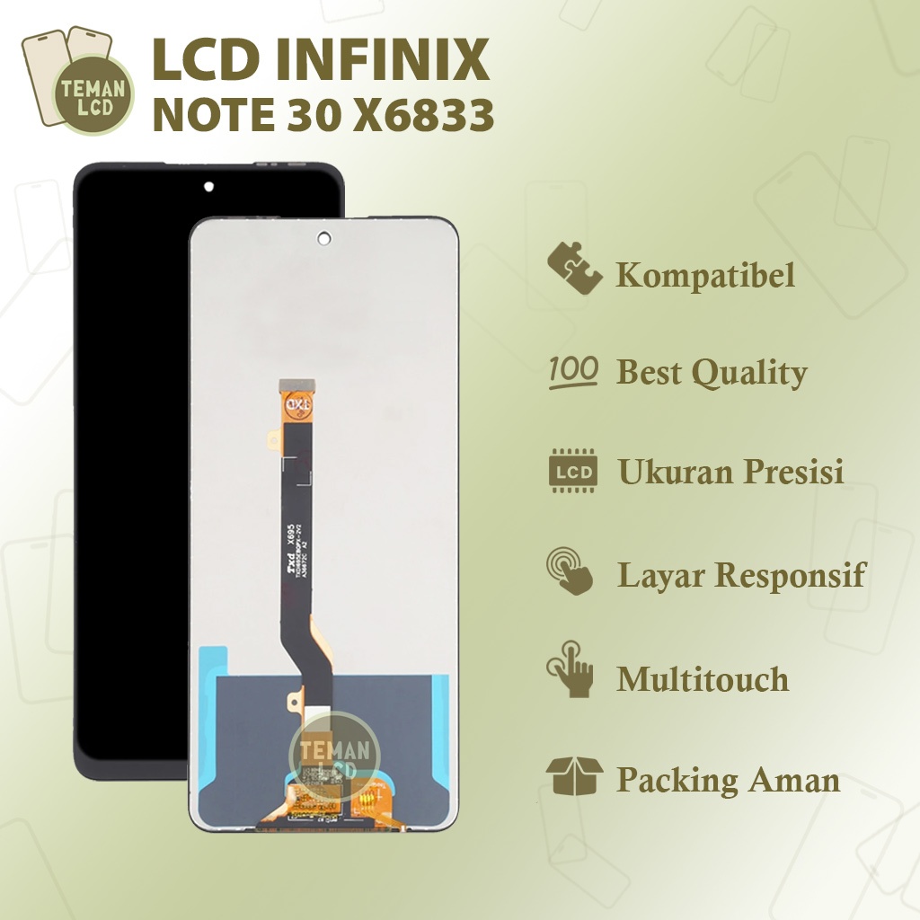 Jual LCD Infinix Note 30 (X6833) - Original 100% Fullset Touchscreen ...