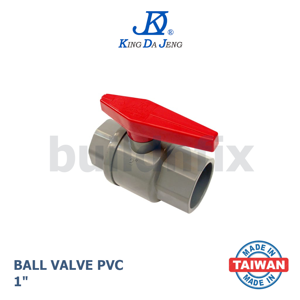 Jual BALL VALVE / STOP KERAN 1" PVC - KING DA JENG / KDJ | Shopee Indonesia
