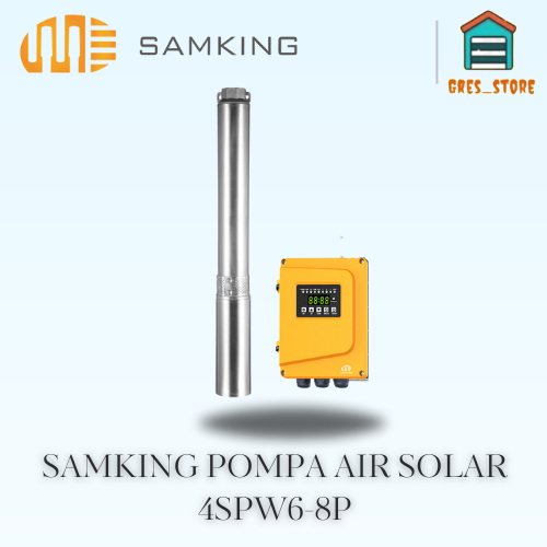 Jual SAMKING SOLAR PUMP W/Controller 4SPW6-8P 3000W AC/DC Panel/PLN ...