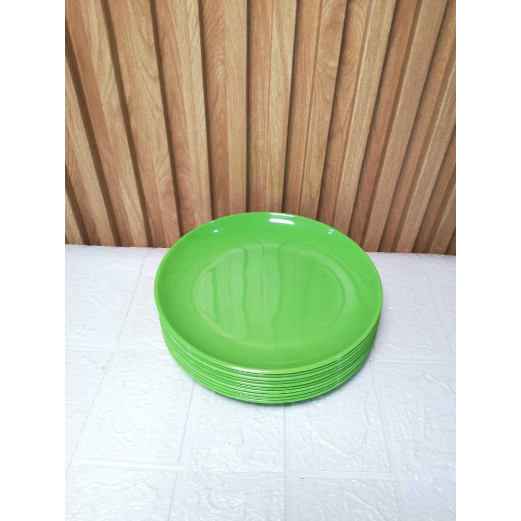 Jual TOPTREE MELAMIN PIRING PLAT TANPA BINGKAI TIPIS P6808/PIRING ...