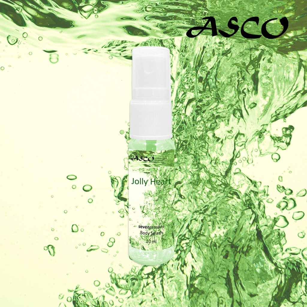 Jual [ Fresh Green Apple ] Asco Body Splash JOLLY HEART 240ml Fragrance ...
