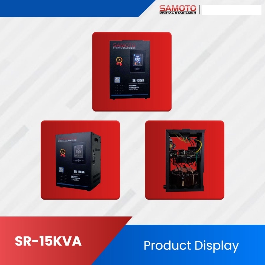Jual Digital Stabilizer Samoto Stavol Listrik Single Phase 15000va AVR ...