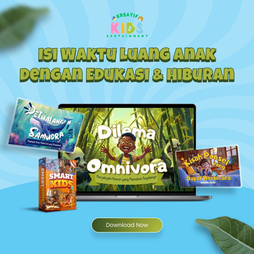 Jual Video Edukasi Anak Bahasa Indonesia Seri 1 - 100 [KreatifKids ...
