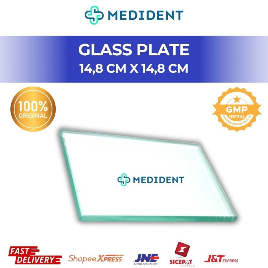 Jual Dental Glass Plate / Glasses Slab / Mixing Pad Lab /Tempat Adukan ...
