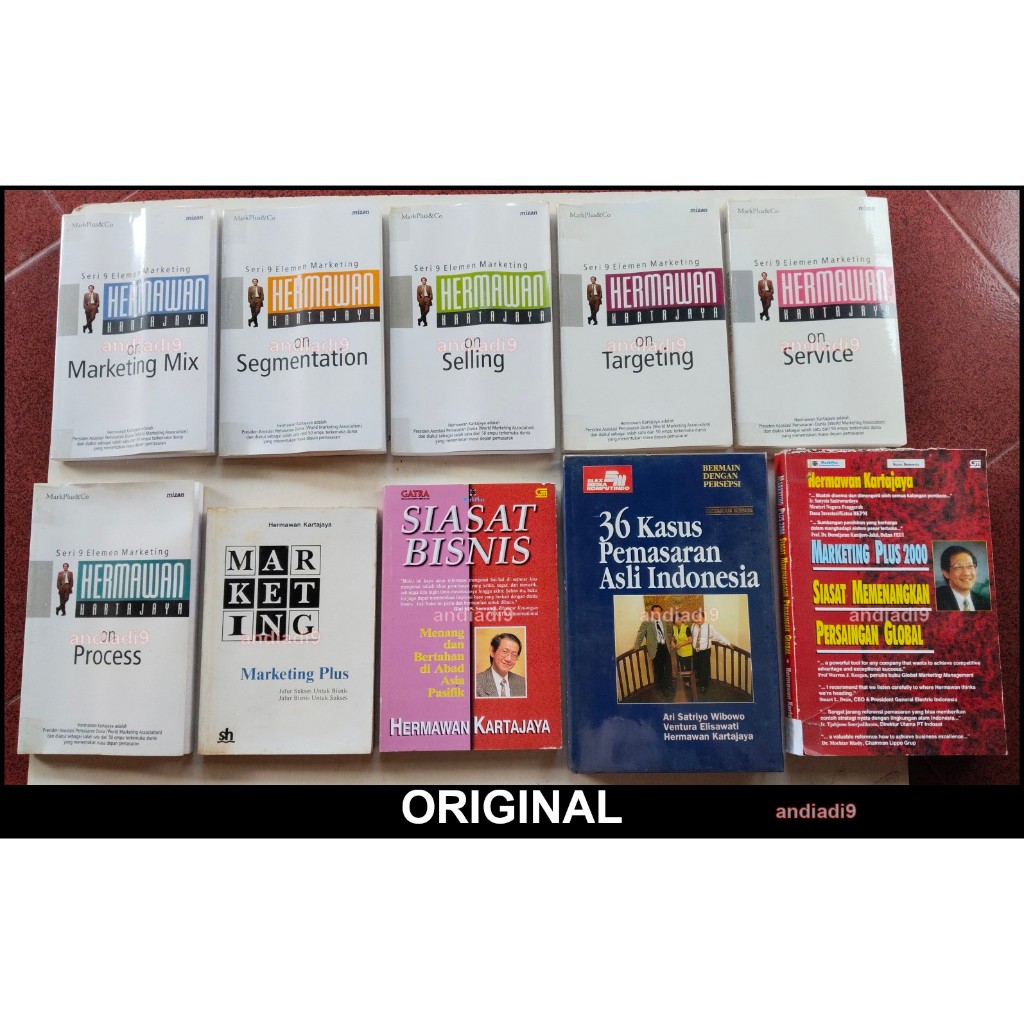 Jual BUKU HERMAWAN KARTAJAYA ON TARGETING PROCESS SERVICE SEGMENTATION ...