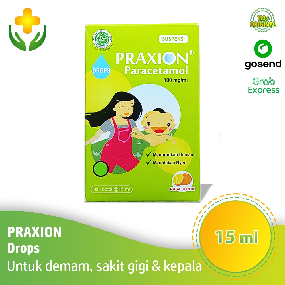 Jual Praxion Drops 15 ml Obat Penurun Demam Anak | Shopee Indonesia